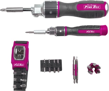 24 -Piece 1-in Magnetic Ratcheting Multi-Bit Screwdriver Set